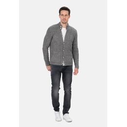 Key Largo Cardigan "Luzern" in Grau - 54% | Gr&ouml;&szlig;e L | Herren-pullover-cardigans