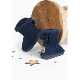 Gooce Leder-Winterboots "Amak" in Dunkelblau - 66% | Gr&ouml;&szlig;e 25 | Baby-stiefel-boots