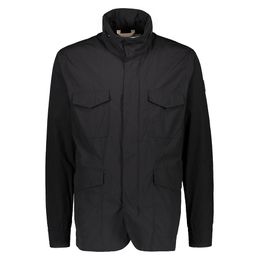 Dekker &Uuml;bergangsjacke in Schwarz - 77% | Gr&ouml;&szlig;e L | Herren-plussize