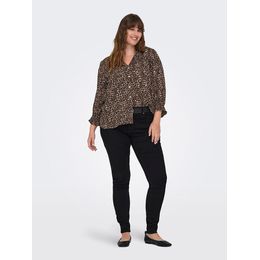 Only Bluse in Braun/ Schwarz - 45% | Gr&ouml;&szlig;e 48 | Damen-blusen