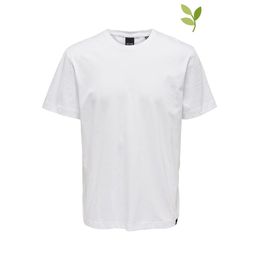 Only & Sons ONLY & SONS Shirt "Max" in Wei&szlig; - 46% | Gr&ouml;&szlig;e L | Herren-plussize