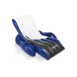 Intex Schwimmlounge "Floating Recliner" in Blau/ Wei&szlig; - (L)180 x (B)135 cm - 31% | Gartenspielzeug