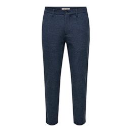Only & Sons ONLY & SONS Chino "Mark" - Slim fit - in Dunkelblau - 52% | Gr&ouml;&szlig;e W30/L32 | Herrenhosen