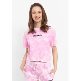 Bench Shirt "Karma" in Pink/ Wei&szlig; - 49% | Gr&ouml;&szlig;e 38 | Damen-tops