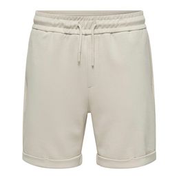 Only & Sons ONLY & SONS Sweatshorts "Kodyl" in Beige - 36% | Gr&ouml;&szlig;e L | Herren-plussize