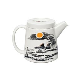 Moomin Teekanne "True To Its Origin" in Wei&szlig;/ Schwarz/ Gelb - 700 ml - 42% | Gedeckter-tisch