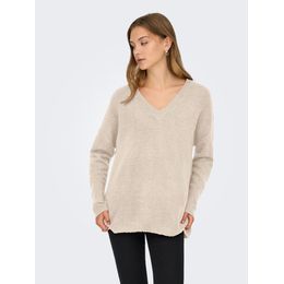 Only Pullover in Creme - 42% | Gr&ouml;&szlig;e XS | Damen-pullover-cardigans
