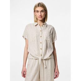 Pieces Bluse "Pia" in Sand - 45% | Gr&ouml;&szlig;e XL | Damen-blusen