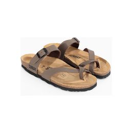 Sunbay Zehentrenner "Tulipe" in Braun - 66% | Gr&ouml;&szlig;e 37 | Damen-sandalen