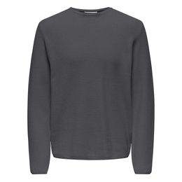 Only & Sons ONLY & SONS Pullover in Grau - 47% | Gr&ouml;&szlig;e L | Herren-plussize