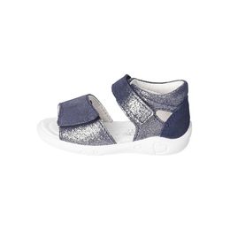 Pepino Leder-Sandalen in Dunkelblau/ Silber - 46% | Gr&ouml;&szlig;e 25 | Babysandalen
