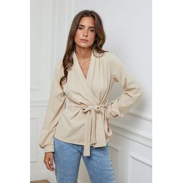 L'armoire de Suzette Bluse in Beige - 77% | Gr&ouml;&szlig;e 36/38 | Damen-blusen
