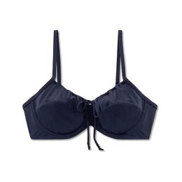 Schiesser Bikini-Oberteil in Dunkelblau - 80% | Gr&ouml;&szlig;e 38B-Cup | Damen-bademode