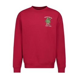 Sublevel Sweatshirt in Rot - 60% | Gr&ouml;&szlig;e L | Herren-plussize