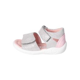 Pepino Leder-Sandalen in Grau/ Rosa - 47% | Gr&ouml;&szlig;e 25 | Babysandalen