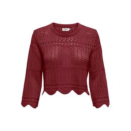 Only Pullover in Bordeaux - 35% | Gr&ouml;&szlig;e L | Damen-pullover-cardigans