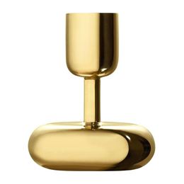 iittala Kerzenhalter ''Nappula'' in Gold - (H)10,7 cm - 56% | Kerzen-vasen