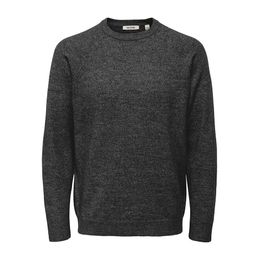 Only & Sons ONLY & SONS Pullover "Thomas" in Anthrazit - 53% | Gr&ouml;&szlig;e L | Herren-plussize