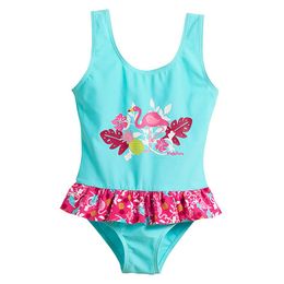 Playshoes Badeanzug "Flamingo" in T&uuml;rkis - 29% | Gr&ouml;&szlig;e 122/128 | Baby-bademode