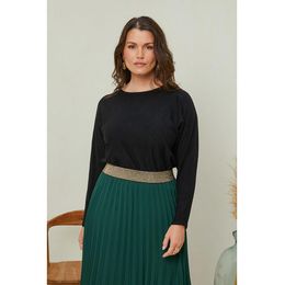 Curvy Lady Pullover in Schwarz - 77% | Gr&ouml;&szlig;e 40/42 | Damen-pullover-cardigans