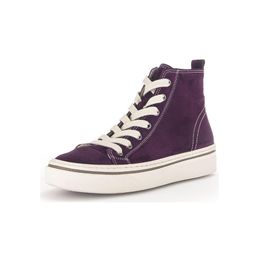 Gabor Leder-Sneakers in Lila - 50% | Gr&ouml;&szlig;e 37 | Damen-sneakers
