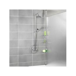 Wenko Teleskop-Duschregal in Silber - (B)20 x (H)275 x (T)20 cm - 37% | Badezimmer-accessoires