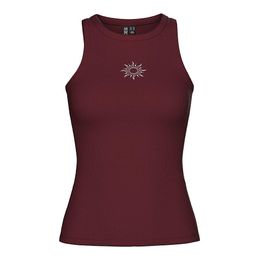 Pieces Top "May" in Braun - 41% | Gr&ouml;&szlig;e M | Damen-tops