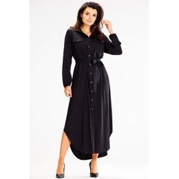 Awama Kleid in Schwarz - 72% | Gr&ouml;&szlig;e L/XL | Damen-kleider