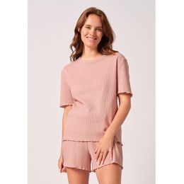 Skiny Pyjama-Oberteil in Rosa - 72% | Gr&ouml;&szlig;e 42 | Damen-loungewear