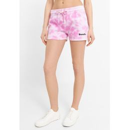 Bench Sweatshorts "Aymie" in Pink/ Wei&szlig; - 69% | Gr&ouml;&szlig;e 42 | Shorts