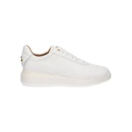 Geox Leder-Sneakers "Rubidia" in Wei&szlig; - 52% | Gr&ouml;&szlig;e 36,5 | Damen-sneakers