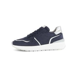 Gabor Leder-Sneakers in Dunkelblau/ Wei&szlig; - 58% | Gr&ouml;&szlig;e 37,5 | Damen-sneakers