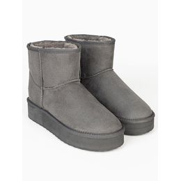 ISLAND BOOT Winterboots "Stela" in Grau - 89% | Gr&ouml;&szlig;e 36 | Damen-stiefel