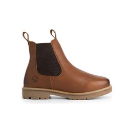 TRAVELIN' Leder-Chelsea-Boots "Romstad" in Hellbraun - 64% | Stiefeletten