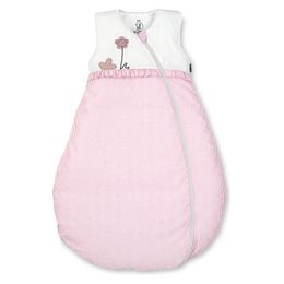 Sterntaler Babyschlafsack "Emmi Girl" in Rosa/ Wei&szlig; - 40% | Gr&ouml;&szlig;e 100 cm |