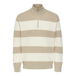 Only & Sons ONLY & SONS Pullover "Phil" in Beige/ Creme - 44% | Gr&ouml;&szlig;e S | Herren-plussize