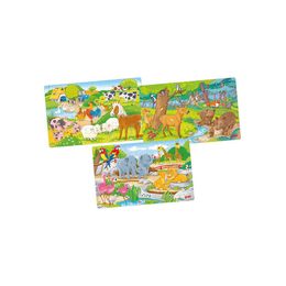 goki 24tlg. Puzzles "Tiere" - ab 3 Jahren - 28% | Gesellschaftsspiele
