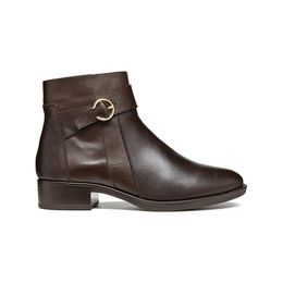 Geox Leder-Ankle-Boots "Felicity" in Braun - 55% | Gr&ouml;&szlig;e 35 | Stiefeletten