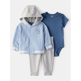 Carter's carter's 3tlg. Outfit in Hellblau/ Grau/ Dunkelblau - 38% | Gr&ouml;&szlig;e 86 | Baby-sweatshirts-jacken