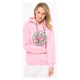 Zwillingsherz Hoodie "Kelly" in Rosa - 59% | Gr&ouml;&szlig;e S/M | Damen-sweatshirts-jacken
