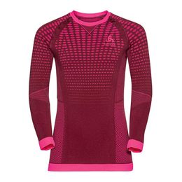 Odlo Funktionsunterhemd "Performance Warm" in Pink - 46% | Gr&ouml;&szlig;e 116-128 | Kinder-outdoor-waesche