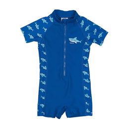 Playshoes Badeanzug "Hai" in Blau - 45% | Gr&ouml;&szlig;e 74/80 | Baby-bademode