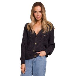 made of emotion Cardigan in Anthrazit - 61% | Gr&ouml;&szlig;e L/XL | Damen-pullover-cardigans