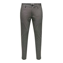 Only & Sons ONLY & SONS Chino "Mark" - Slim fit - in Dunkelgrau - 52% | Gr&ouml;&szlig;e W30/L32 | Herrenhosen