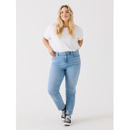 Only Carmakoma Jeans - Regular fit - in Hellblau - 48% | Gr&ouml;&szlig;e 52/L32 | Damenjeans