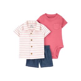 Carter's carter's 3tlg. Outfit in Pink/ Dunkelblau - 42% | Gr&ouml;&szlig;e 68 | Baby-hemden-blusen
