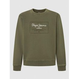 Pepe Jeans Sweatshirt "Simon" in Khaki - 44% | Gr&ouml;&szlig;e L | Herren-plussize