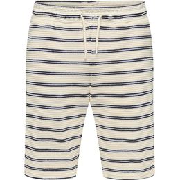 Only & Sons ONLY & SONS Sweatshorts "Ian" in Dunkelblau/ Creme - 42% | Gr&ouml;&szlig;e M | Herren-plussize