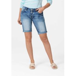 Timezone Jeans-Bermudas "Nali" in Blau - 48% | Gr&ouml;&szlig;e W27 | Shorts