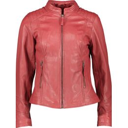 7eleven Lederjacke "Soni" in Rot - 74% | Gr&ouml;&szlig;e 46 | Damenjacken